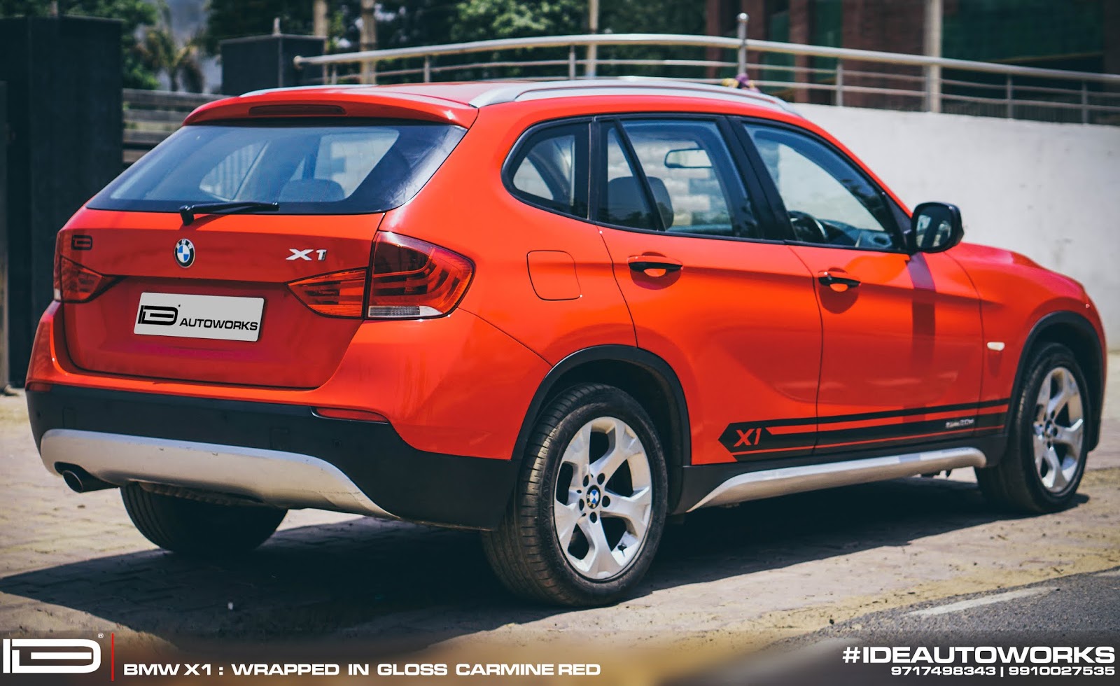 BMW X1: Full Car wrap with IDE graphics package | IDE Autoworks