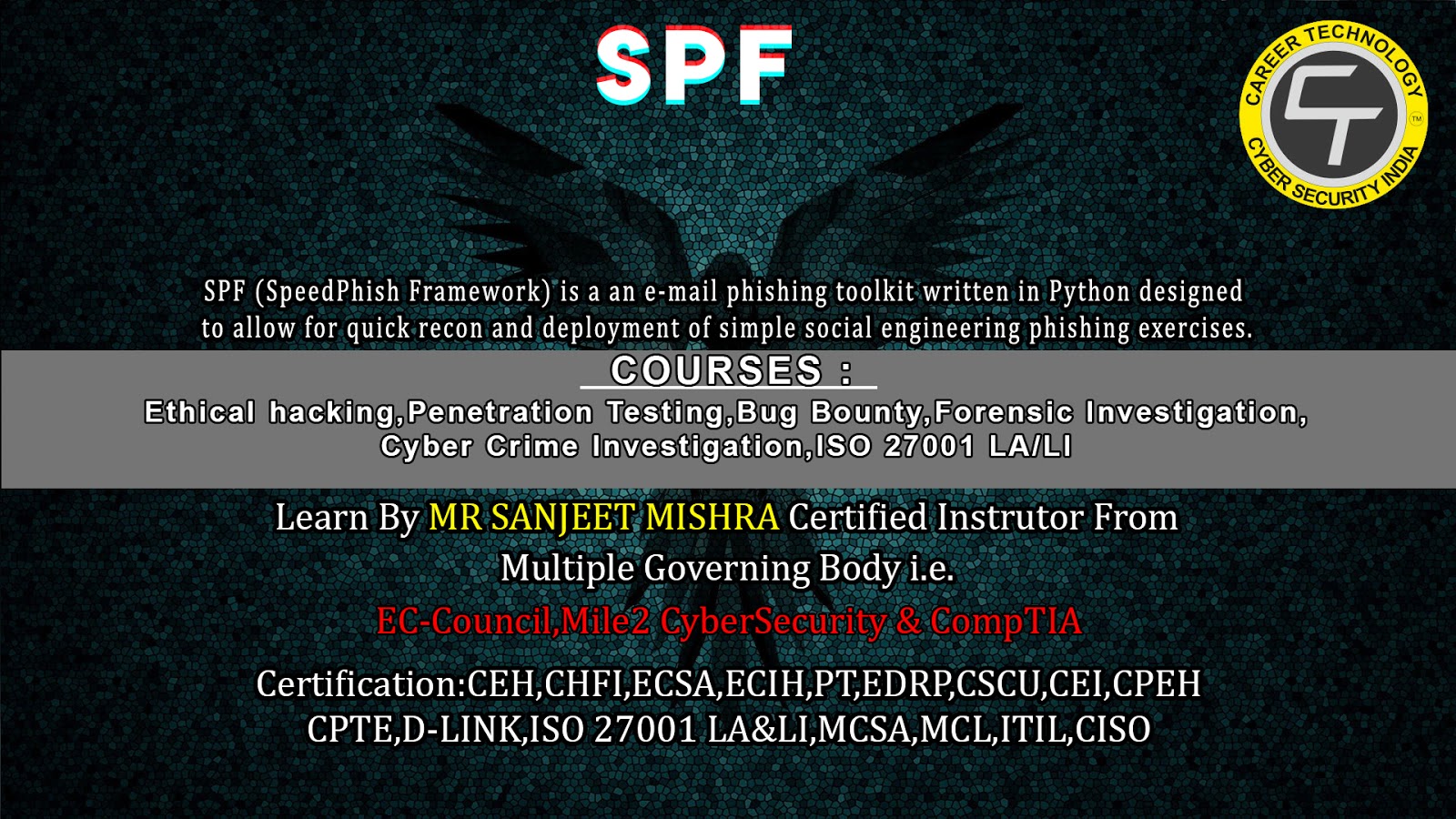 SPF SPF(SPEEDPHISH FRAMEWORK)