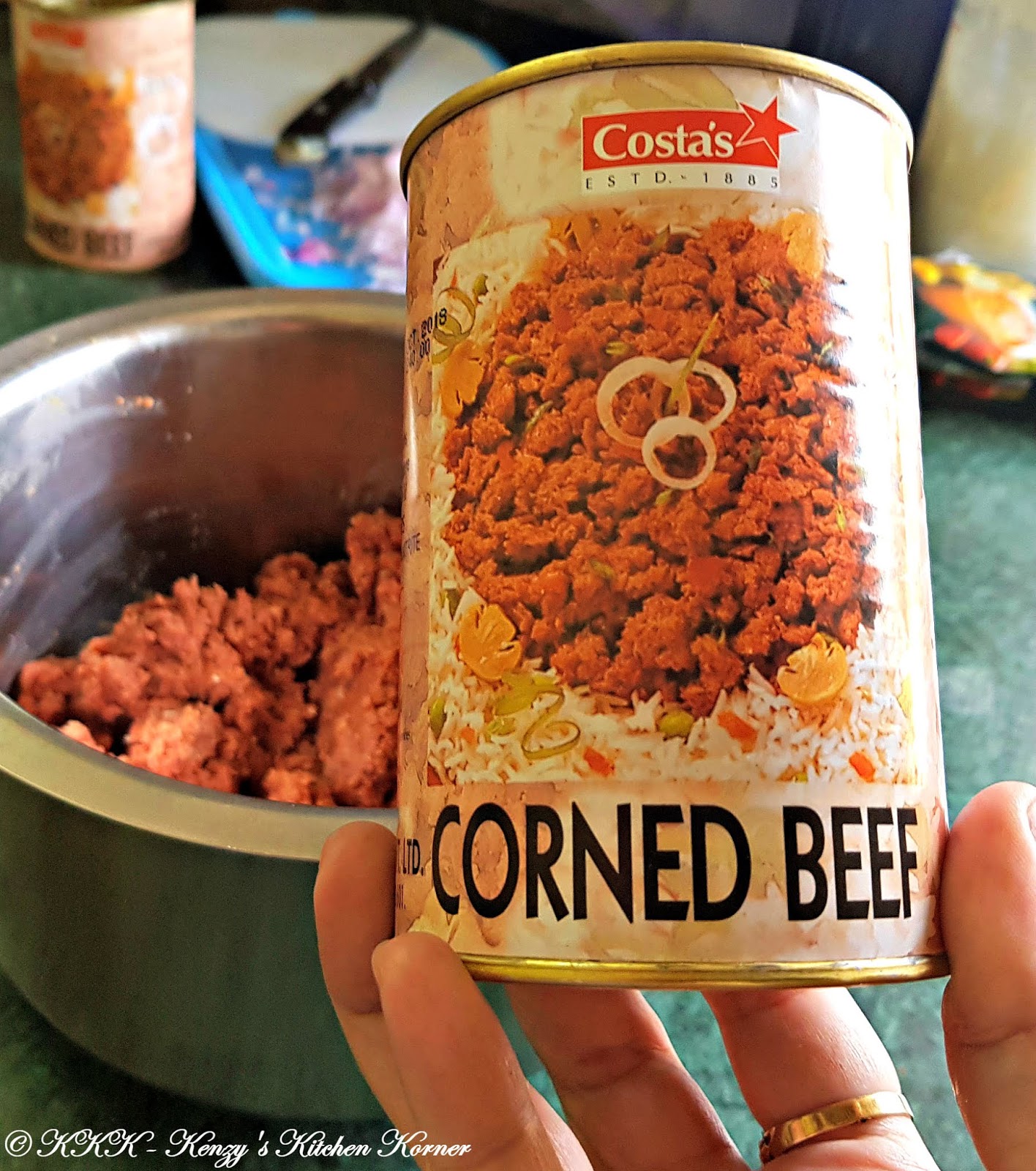 Kenzy's Kitchen Korner... : Cheesy Corned Beef Cutlets
