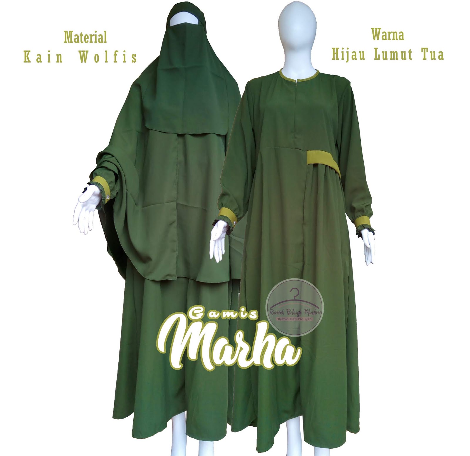 RUMAH BELANJA MUSLIM: Gamis Akhwat | Gamis Muslimah | Set Gamis Syar'i ...