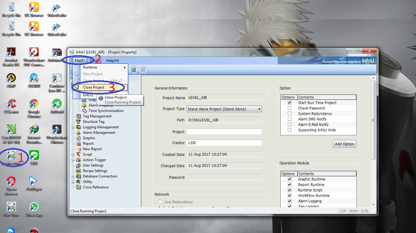 Cara menjalankan program Demo pada software InfoU ~ Bocah Pejuang