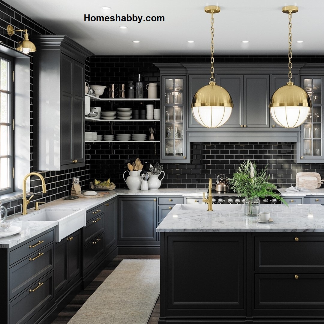 7 Desain Kitchen Set Mewah untuk Rumah Megah dengan Ruangan yang Luas ...