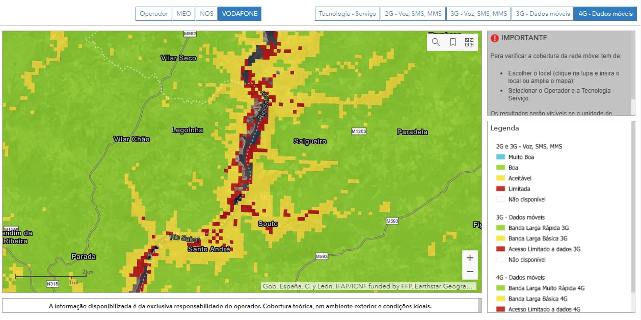 Anacom tem.REDE? mostra cobertura móvel em Portugal | Aberto até de ...