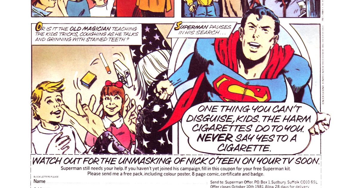 The Dork Review: UK Superman's Anti-Smoking Ad
