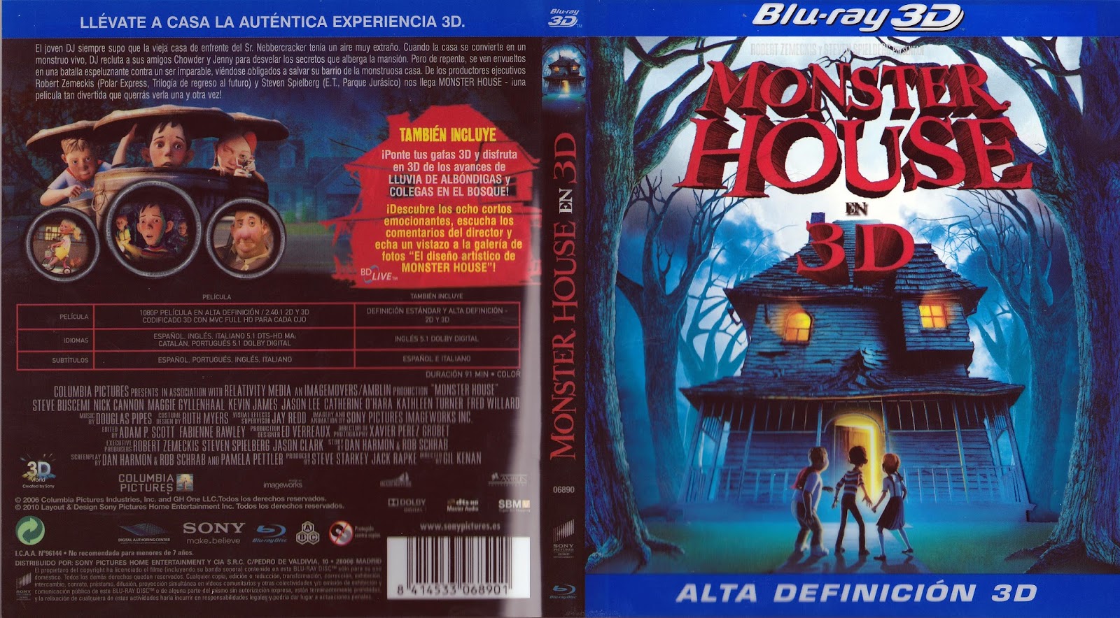 EL DESCUBRIMIENTO DE LAS PELICULAS AJENAS A DISNEY: Monster House ...