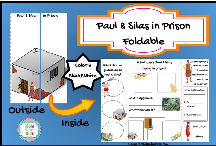 Bible Fun For Kids: Paul & Silas in Prison