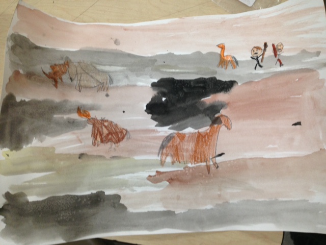 Mrs. Gosselin's Art Room: 1st Grade Lascaux cave paintings