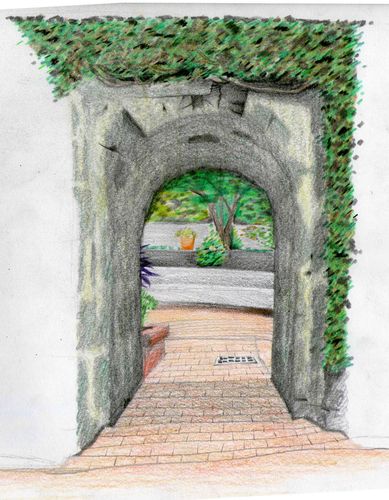 Urban Sketchers Manila: Sketching Result of August 20, 2011 of Paco Park