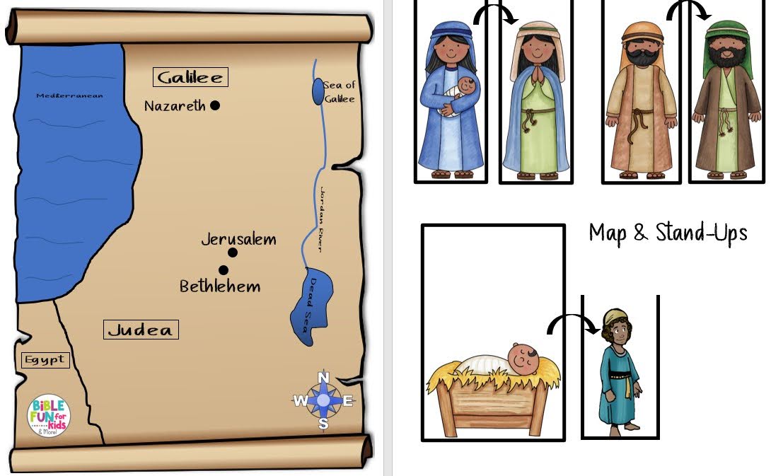 The Early Travels of Joseph and Mary | Bible Fun For Kids