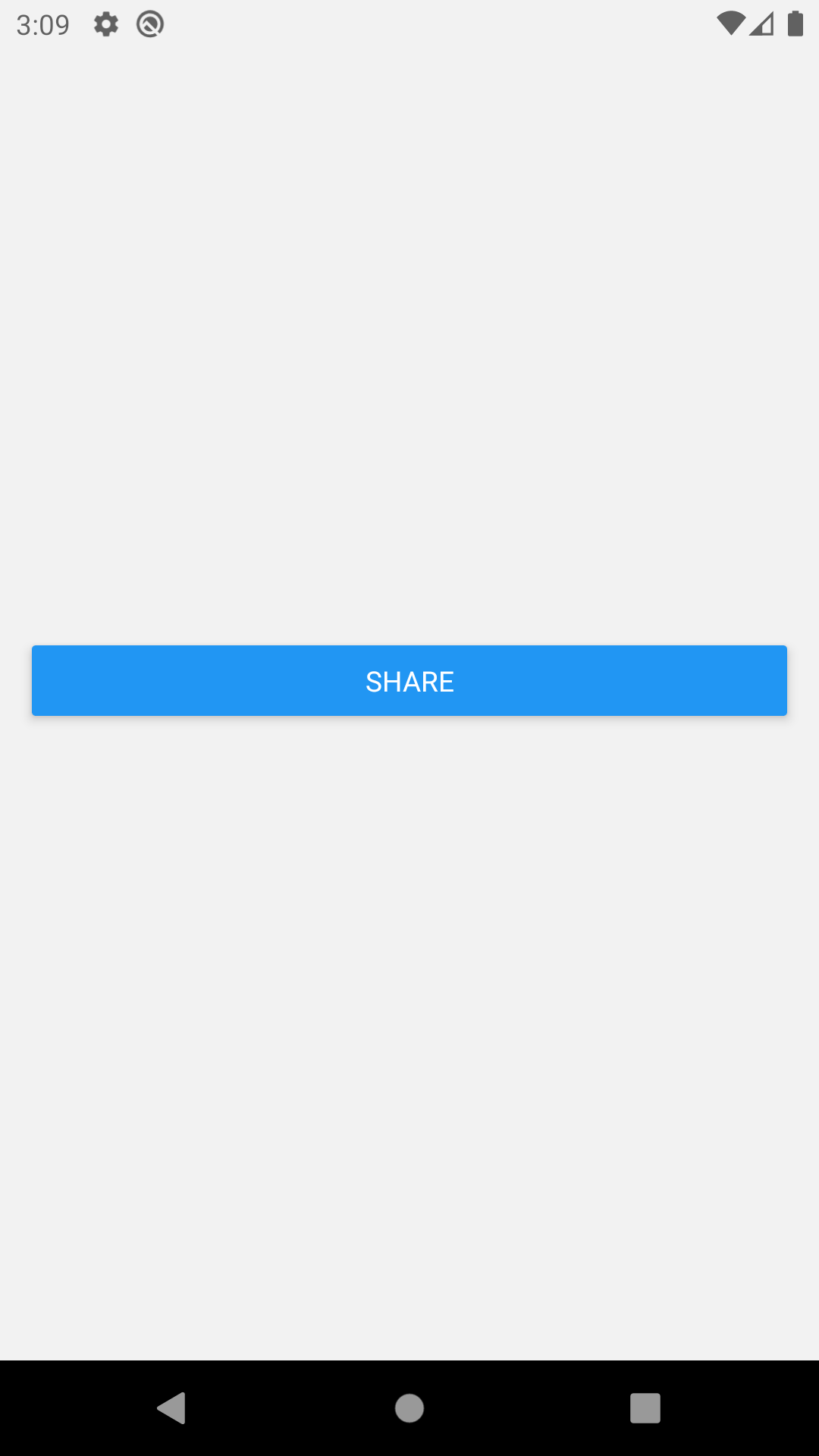 Sharing content with React Native in Android