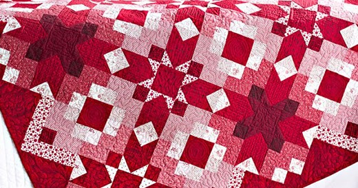 Quilting Land: Ruby Reds Quilt
