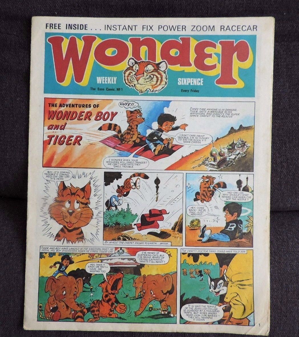 Boys Adventure Comics: UPDATED: Wonder weekly comic from Esso