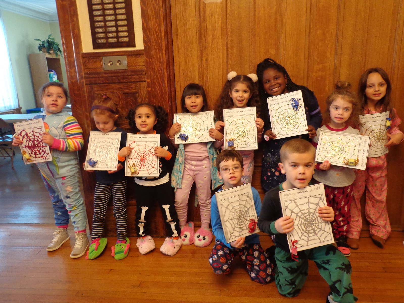 Antioch School News: Kindergarten Spiders!