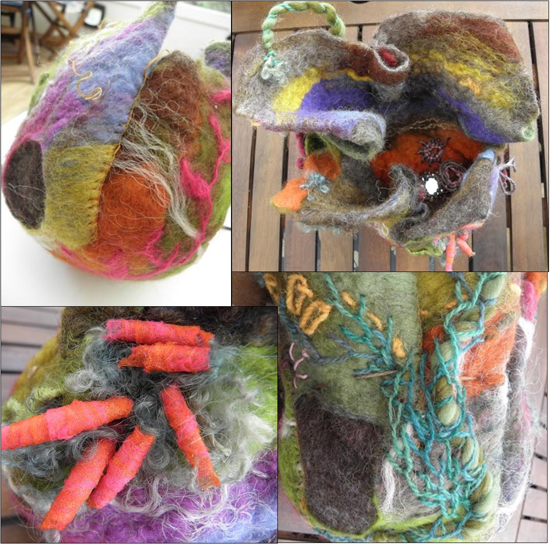 FELTING matters... : 3-D FORMS & TEXTURES…