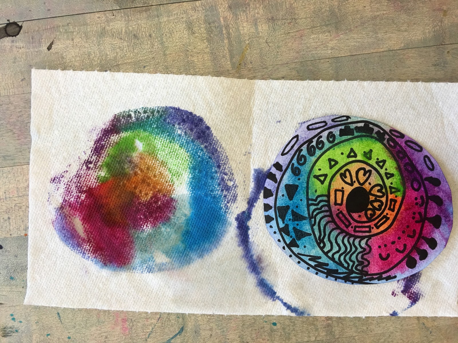 Art Room Blog: 4th Grade Dot Day Project...