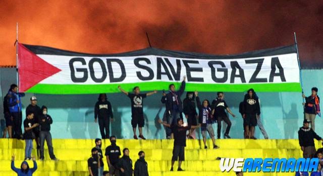 "GOD SAVE GAZA" By Aremania | Qta AREMANIA