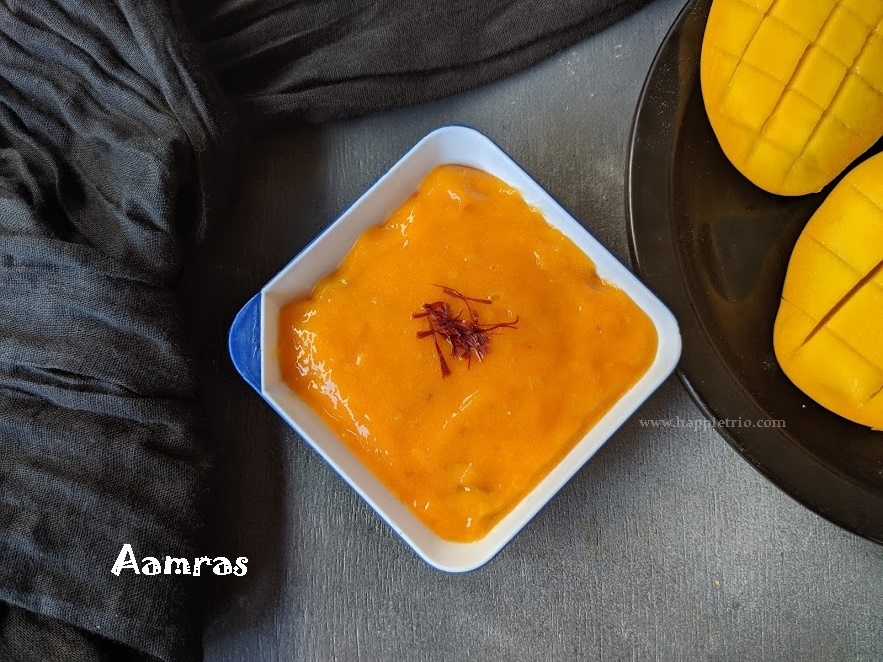 Aamras Recipe | How to make Aamras | Aamras Puri | Mango Pulp Recipe ...