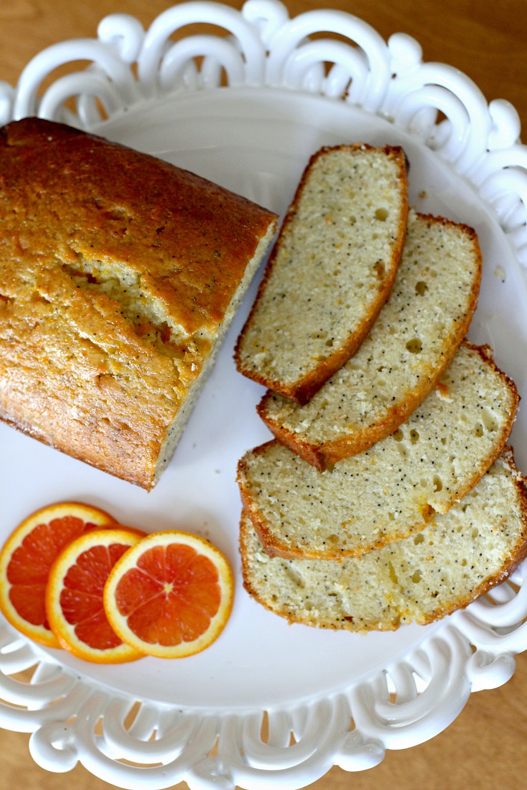 Orange Poppy Seed Tea Bread with Old Friends - Grateful Prayer ...