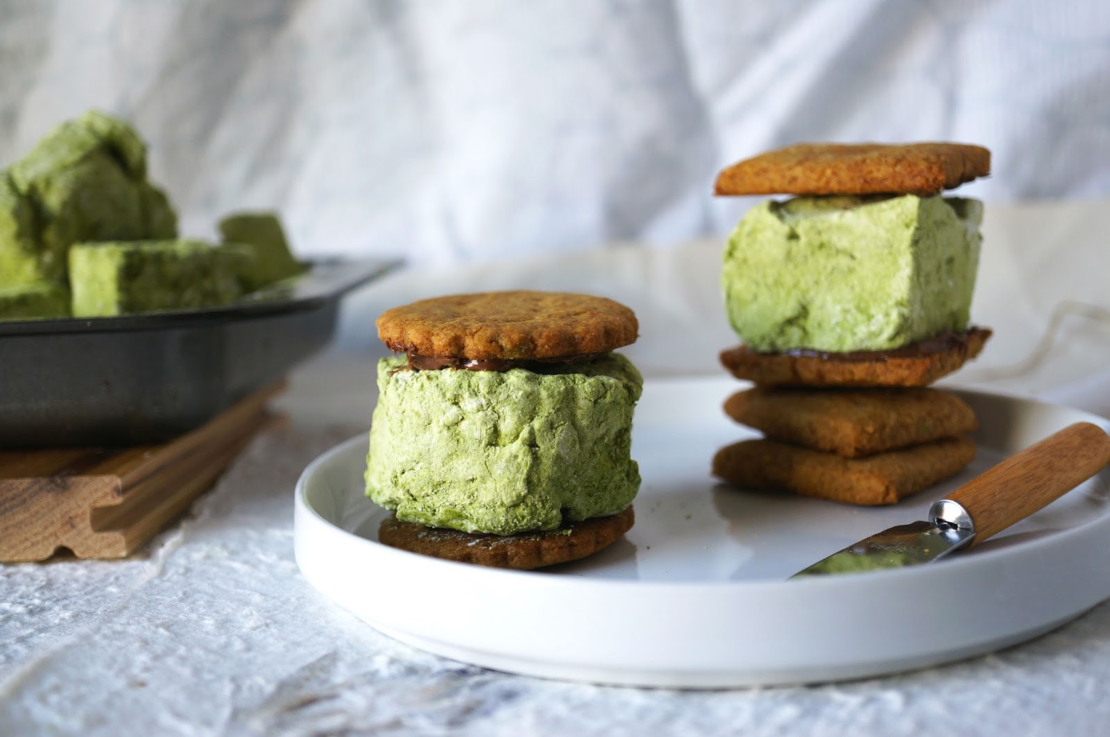 Miss Hangrypants: Homemade Matcha-mallows S'mores