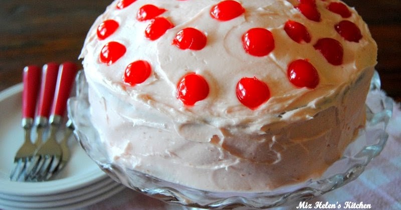 Cherry Cake with Cherry Frosting