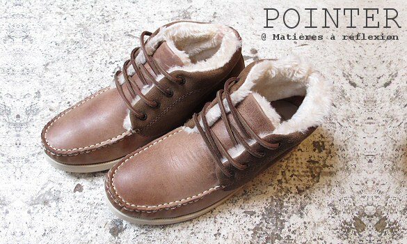 Chaussures fourrées Pointer boots | Matières à réflexion paris