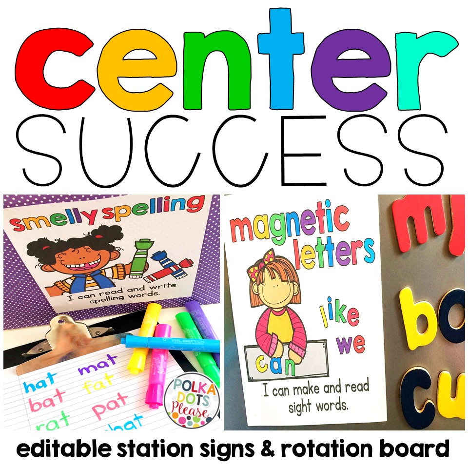 From Daily Five Dropout to Center Success! - Polka Dots Please