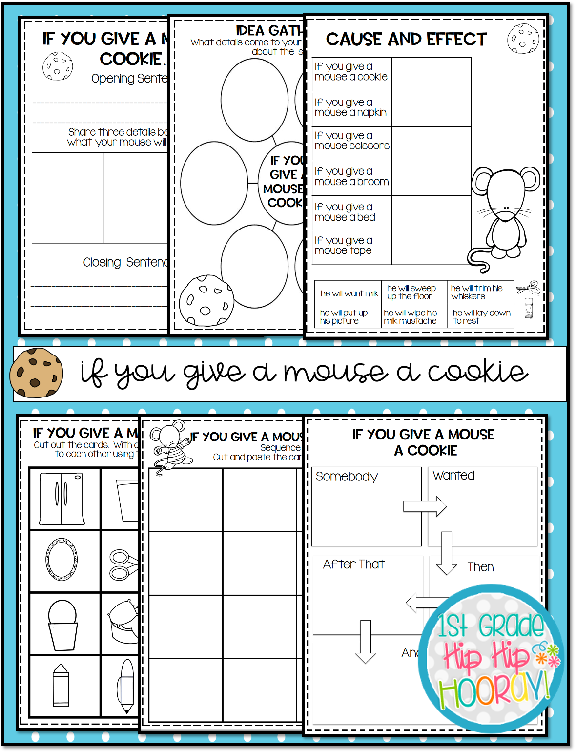 1st Grade Hip Hip Hooray!: If You Give A Mouse A Cookie! Interactive ...