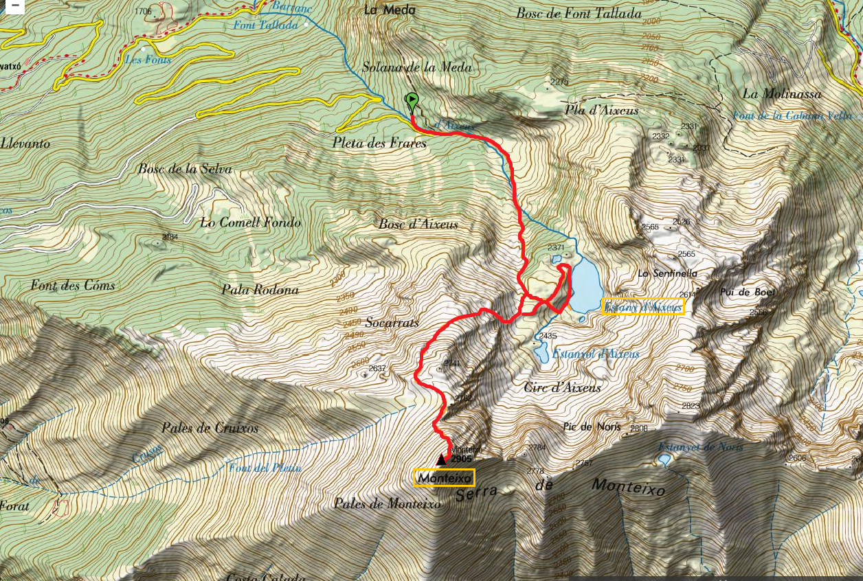 La luz de la montaña: Monteixo (2.905 m)