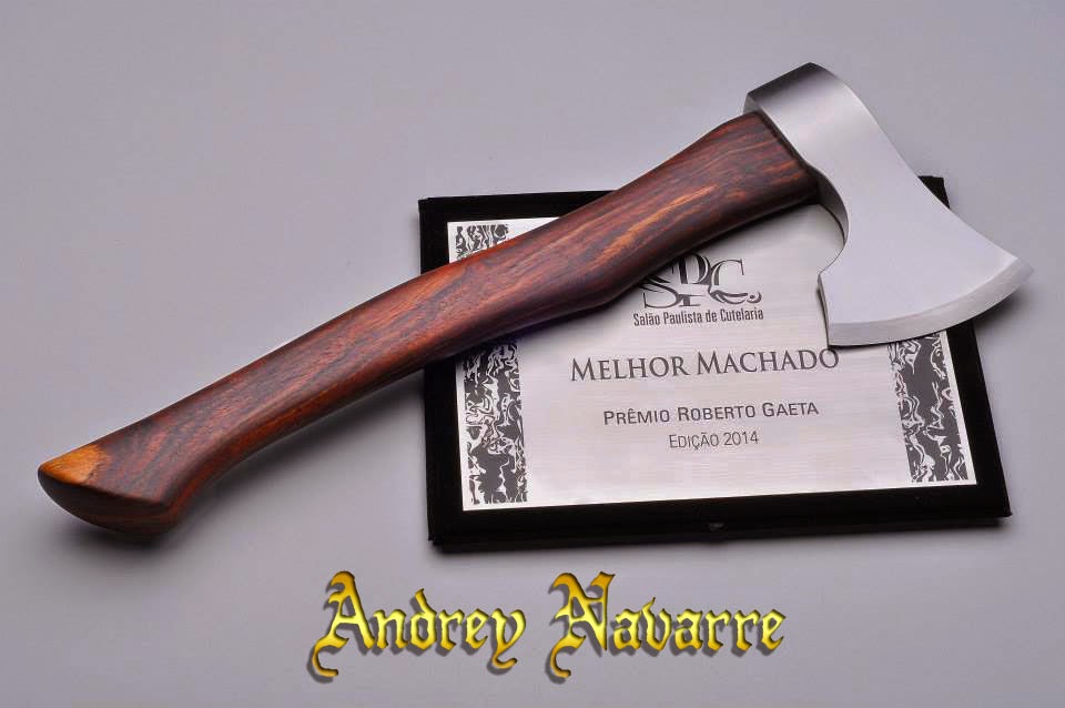 Navarre Cutelaria Artesanal: Machado premiado 2014