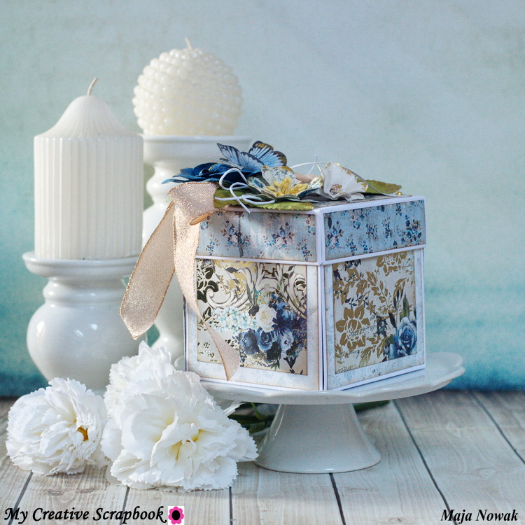 CraftHobby Oliwiaen: Ślubny exploding box / Wedding Exploding Box - My Creative Scrapbook