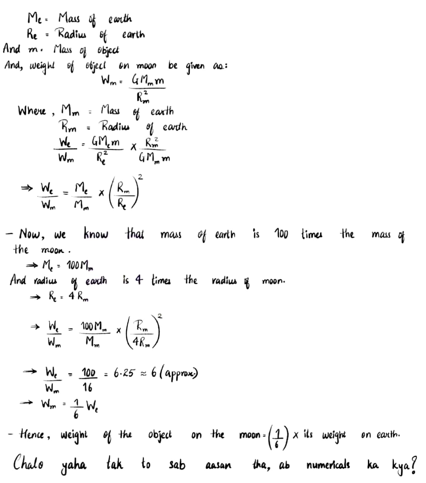 Gravitation class 9 handwritten otes - Studypur