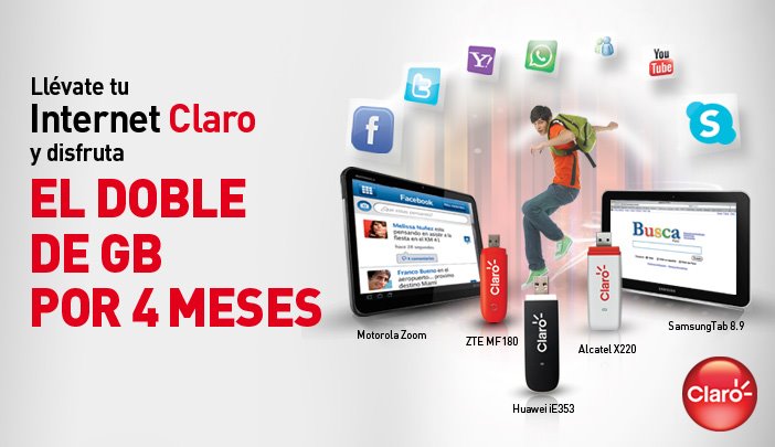 CLARO QUE TIENES MAS: Promoción Internet Claro Postpago