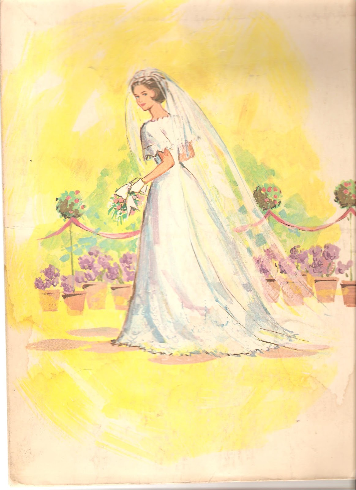 Wedding Dress Paper Cut Out