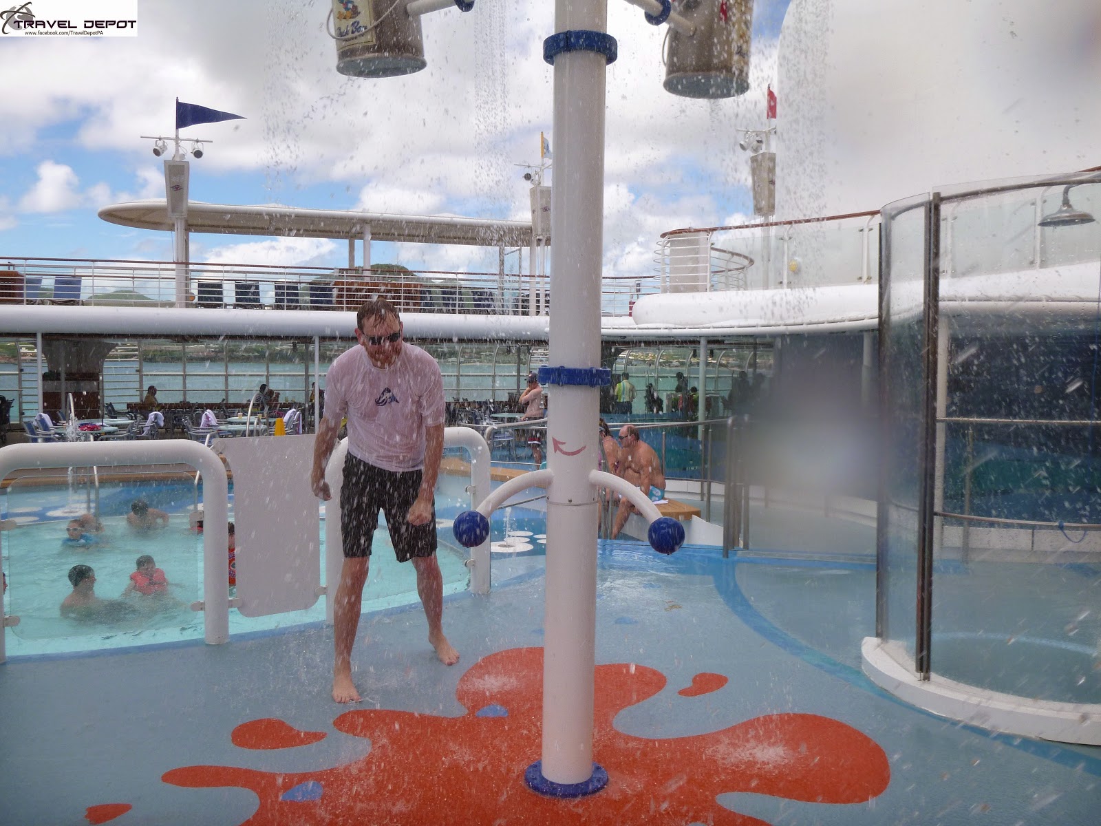 Pool areas aboard the Disney Magic Cruise Ship | Travel Depot