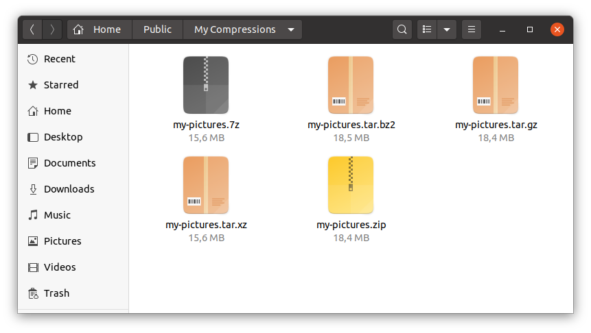 File Archiving on Ubuntu - With Compression