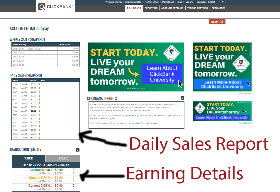 How to earn money with clickbank