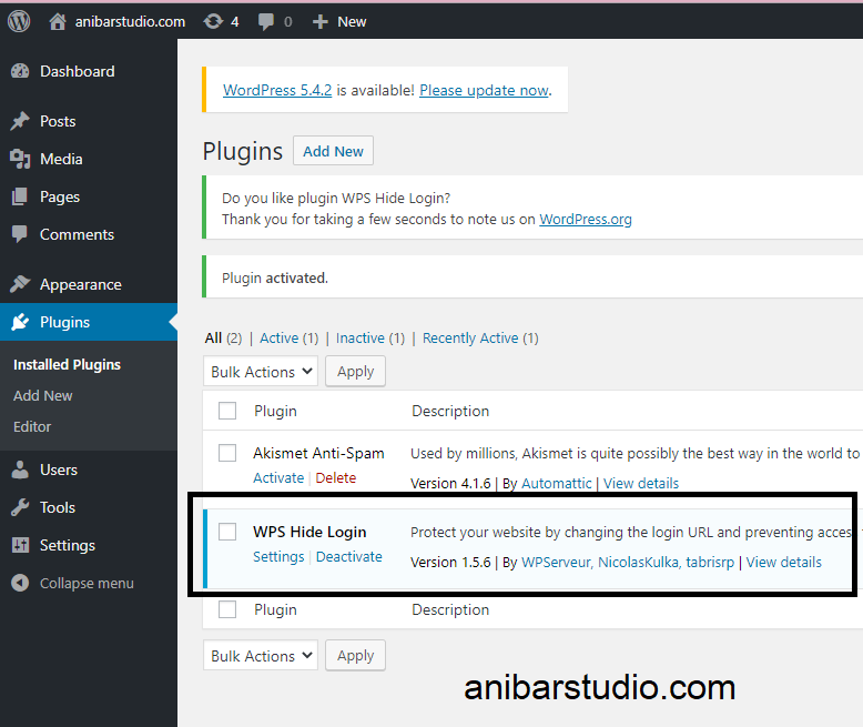 Cara Instal Plugin via Dashboard Wordpress - Anibar Studio