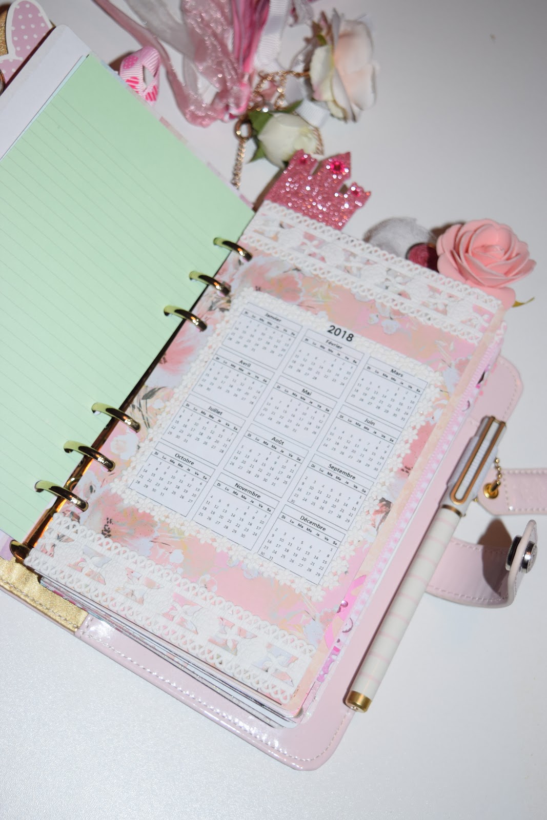 Shireece Planner: Décorer son planner shabby chic [Set up planner #1]