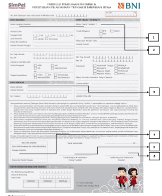 DOWNLOAD FORMULIR PEMBUKAAN REKENING SIMPEL UNTUK PIP ~ Madrasah Muba