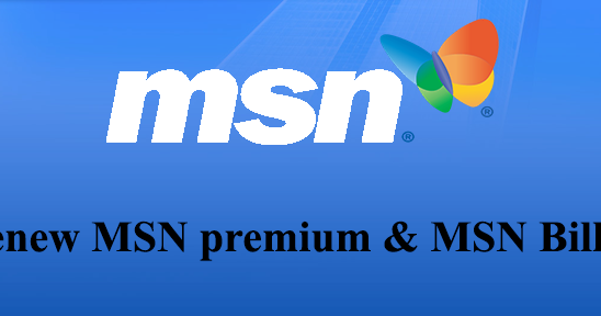 Renew MSN Premium Subscription - MSN Billing Account