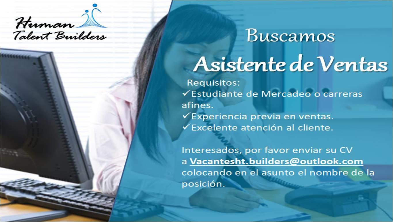 Asistente de ventas Empleos Rodriguez Empleos Rodriguez