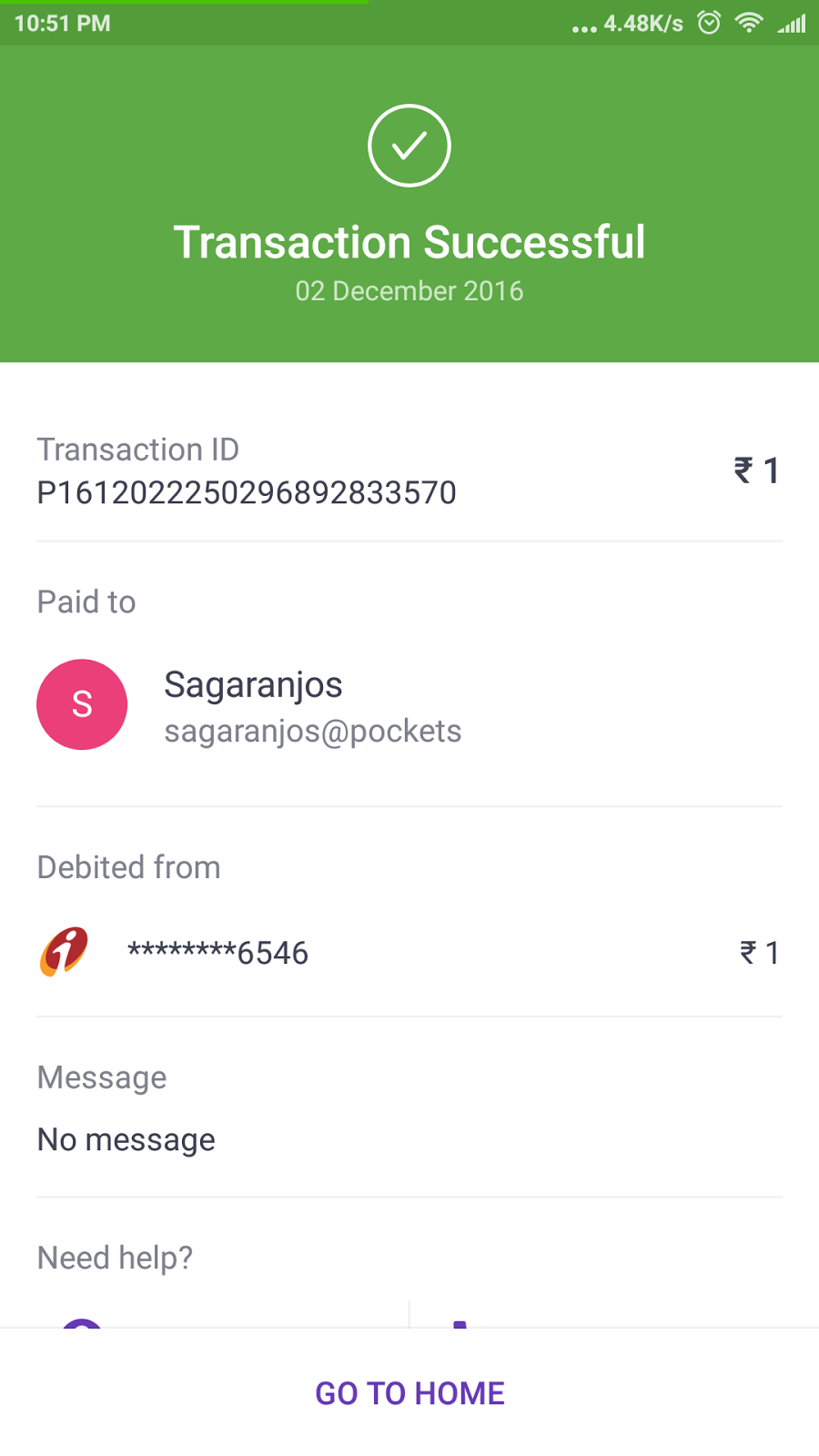 Using your PhonePe UPI App - Sagaran's Musings