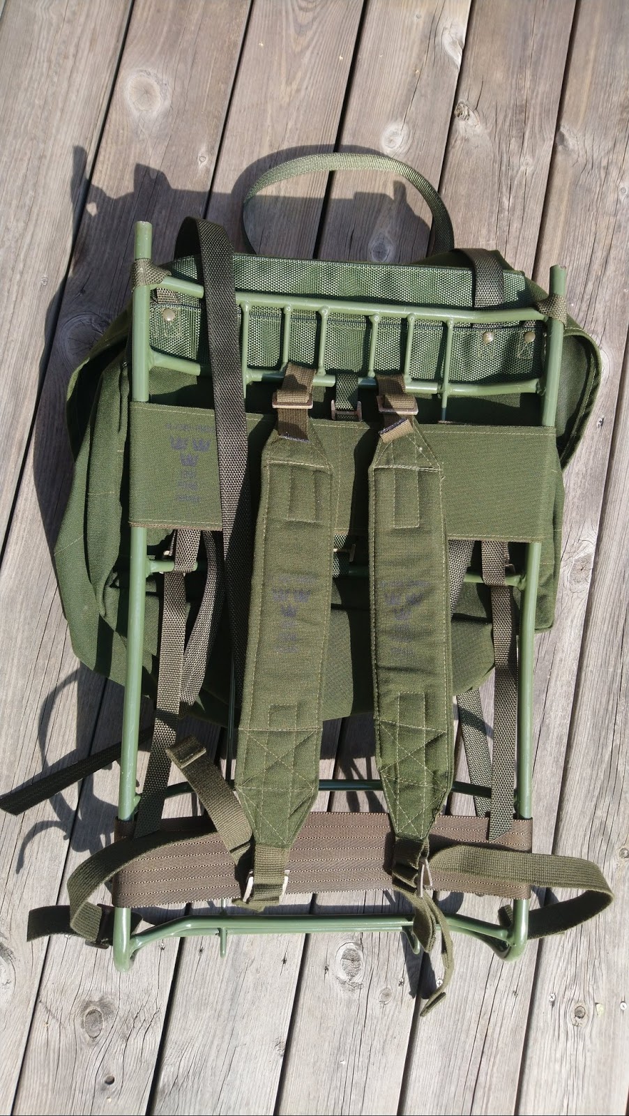Webbingbabel: Swedish Army Medical Backpack LK 35 SJV - Ryggsäck LK 35 SJV