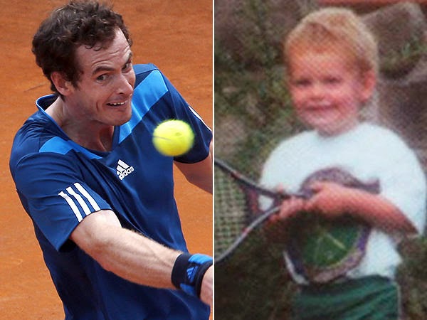 Photos of international sport stars when they were cute kids