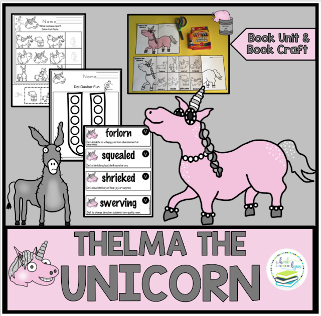 THELMA THE UNICORN BOOK UNIT AND CRAFT ~ Book Units by Lynn