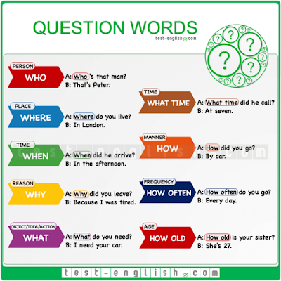 Word order in questions
