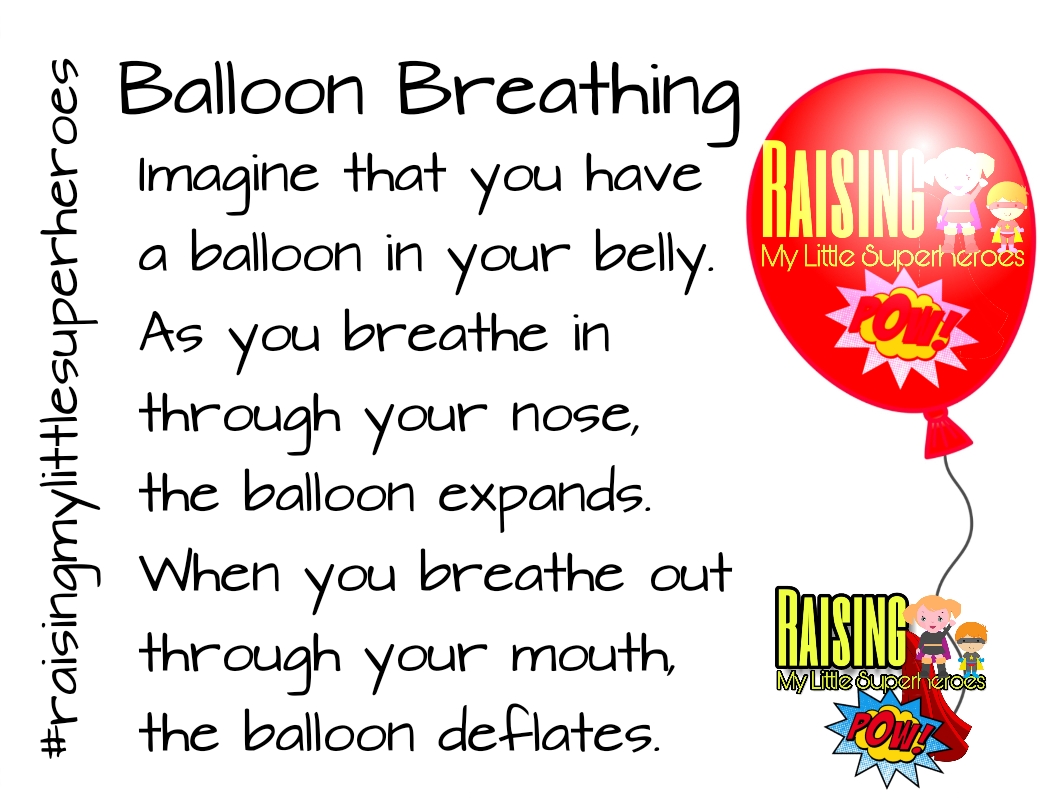 Raising My Little Superheroes : Calming Breathing Strategies for Children