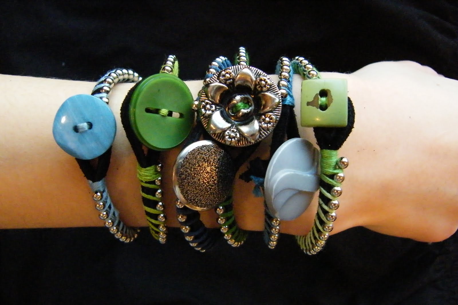 Bracelets Made With Buttons