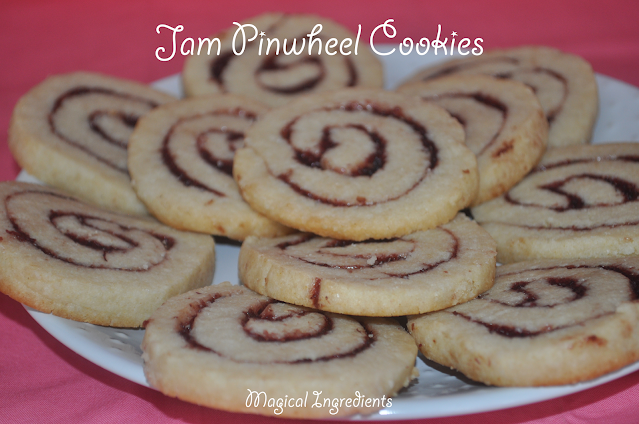 Jam Pinwheel Cookies #BakingBloggers - Magical Ingredients