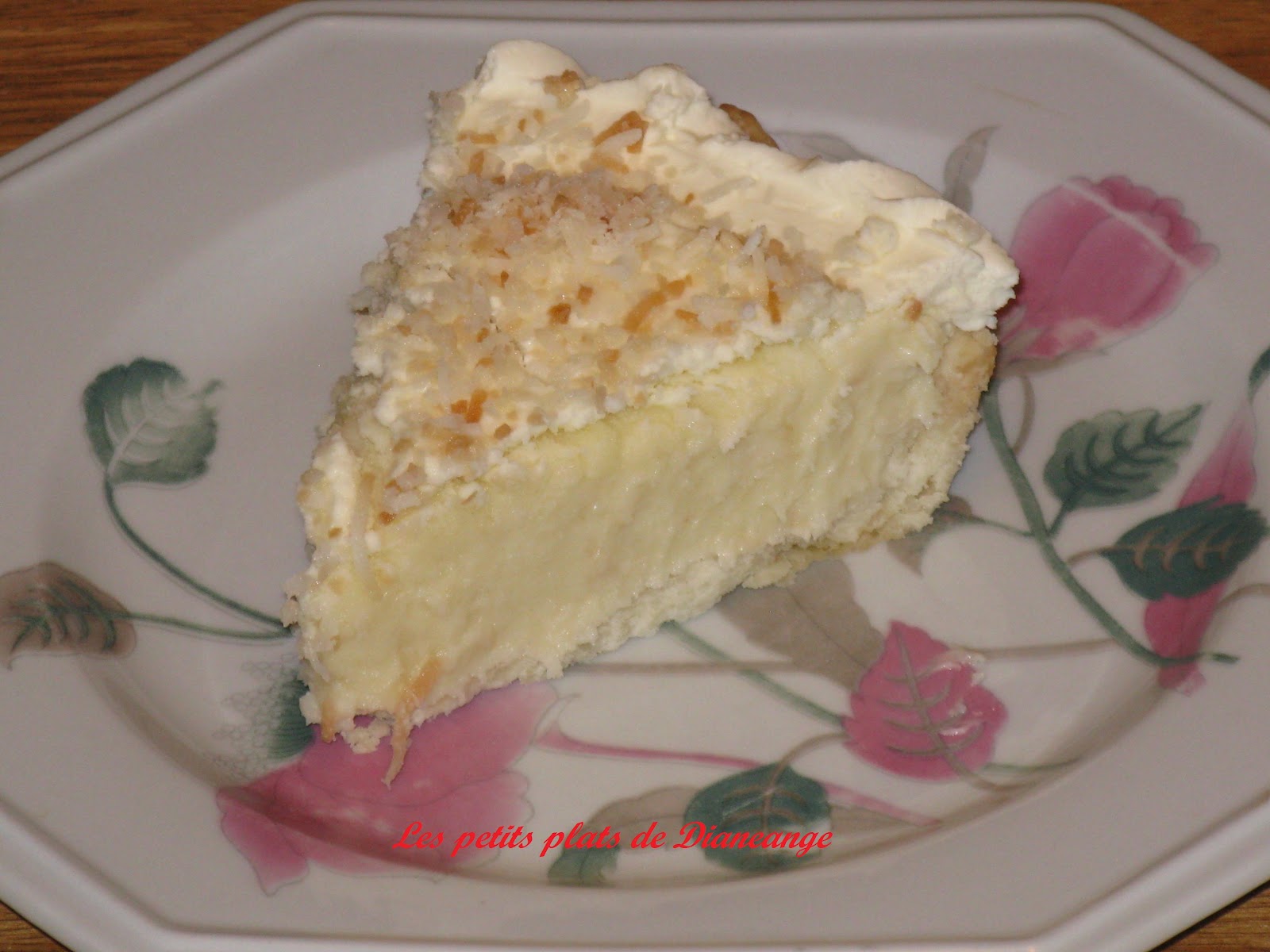 Les petits plats de Diane(ange): Tarte au coconut à l'ancienne